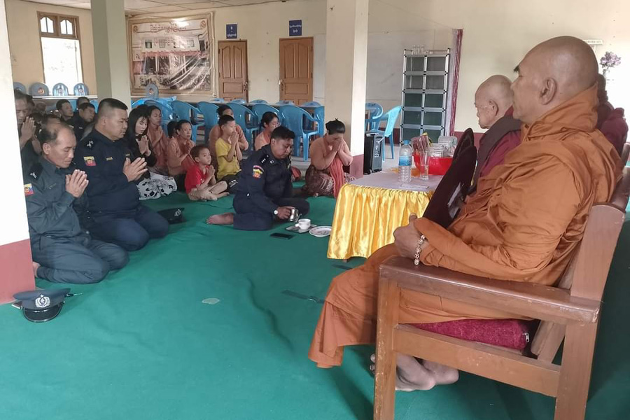 သီပေါမြို့၌ ၇၈ နှစ်မြောက် မြန်မာနိုင်ငံမီးသတ်တပ်ဖွဲ့နေ့အထိမ်းအမှတ